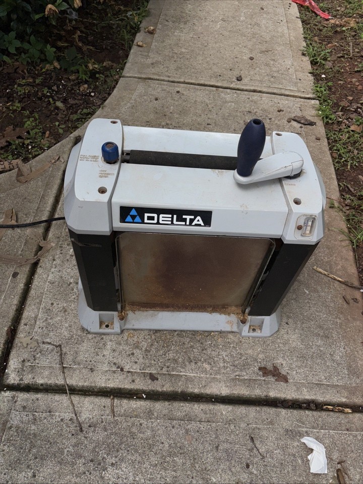 Delta Model 22-580 Vintage 13” 2 Speed Finishing Portable Planer 15 Amp ...