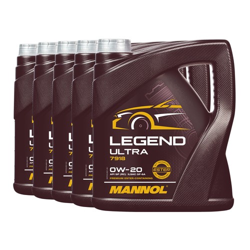 Mannol 7918 Legend Ultra SAE 0W20 , Api Sp RC, 5x4 Litre 4036021402925 ...