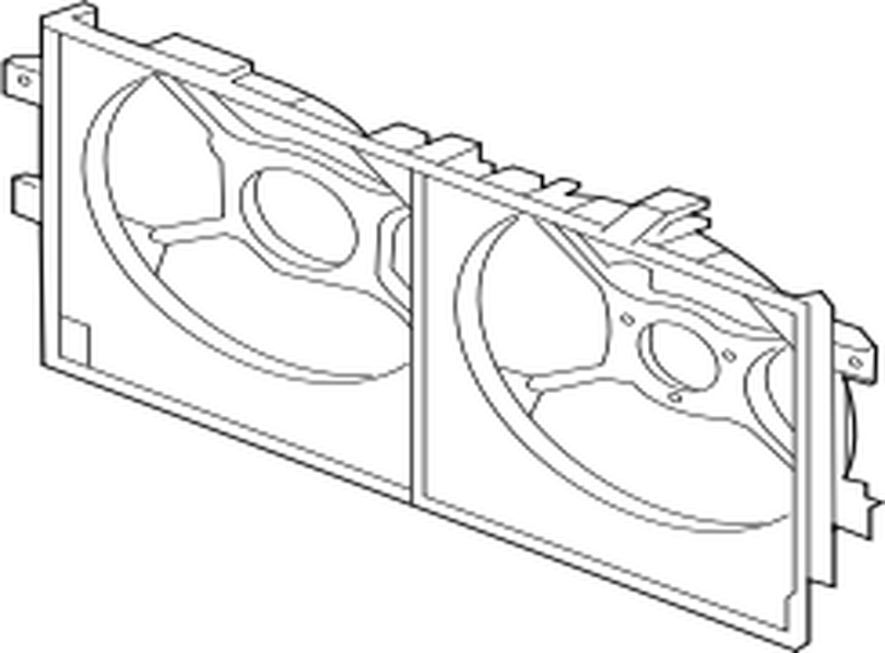 1355A225 Mitsubishi Shroud,cooling fan 1355A225, New Genuine OEM Part ...