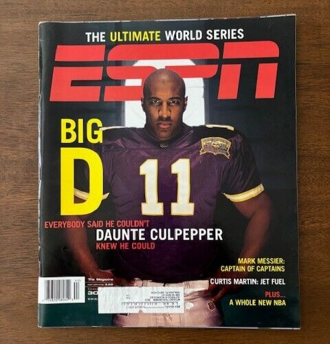 ESPN MAGAZINE OCTOBER 30, 2000 VOL3 NO22- DAUNTE CULPEPPER(GOOD) | eBay