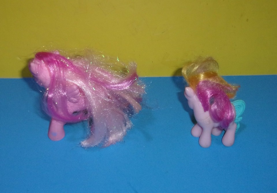 2004 My Little Pony Pink Glitter Jewel Pony Hidden Treasure Pegasus ...