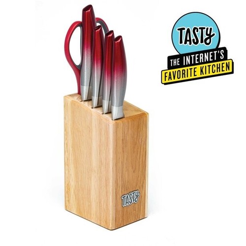 Unopened Tasty 6 piece Kitchen Knife Set Blue for sale online | eBay