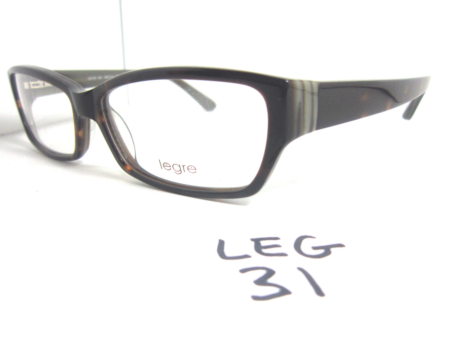 New LEGRE Eyeglasses Frame LE029 Dark Brown Tortoise Unisex (LEG-31) | eBay