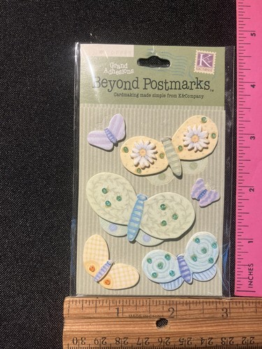 K & Co. Grand Adhesions Beyond Postmarks Butterfly pastel butterflies Tim Coffey | eBay