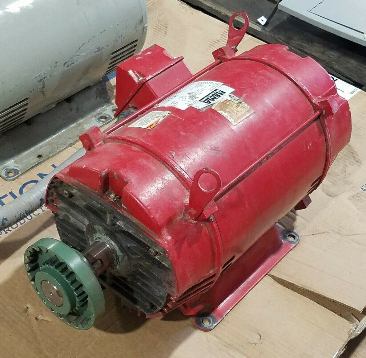 US Electrical D20P2B Motor R352 Frame 256T 230/460 Volt 1775RPM 20HP 3 ...