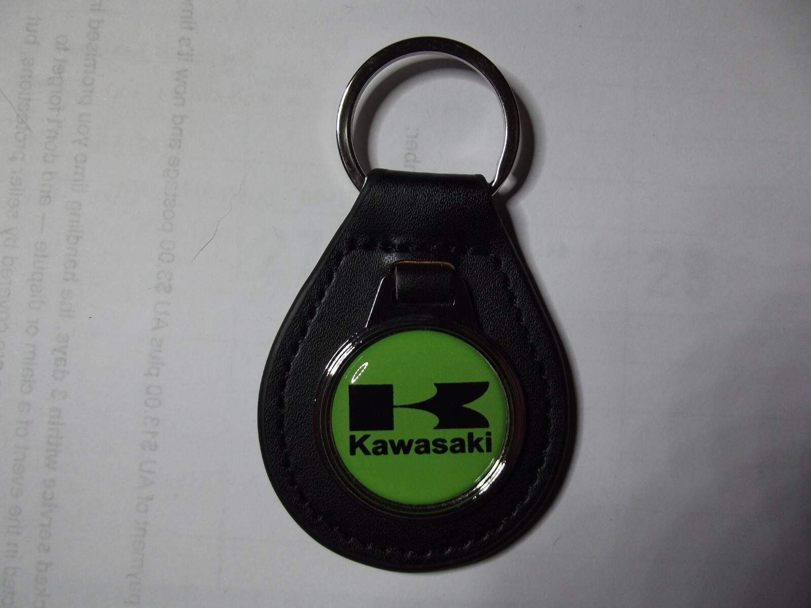 Leather Key Fob Kawasaki | eBay Australia