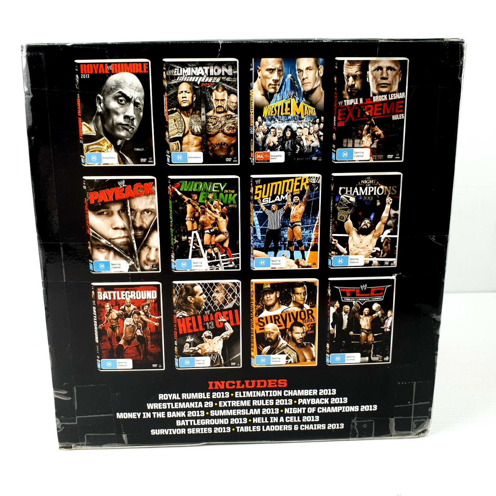 WWE 2013 Ultimate Pay-Per-View Collection 14 Disc DVD Box Set - FREE ...