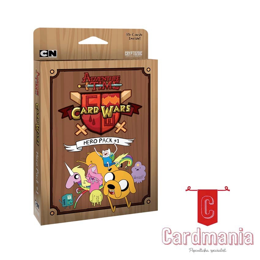 Adventure Time Card Wars Logo 1x Adventure Time Card Wars Hero Pack #1