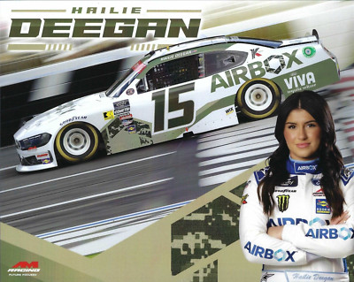 2024 HAILIE DEEGAN "AIRBOX VIVA CAMO" #15 NASCAR XFINITY POSTCARD | eBay