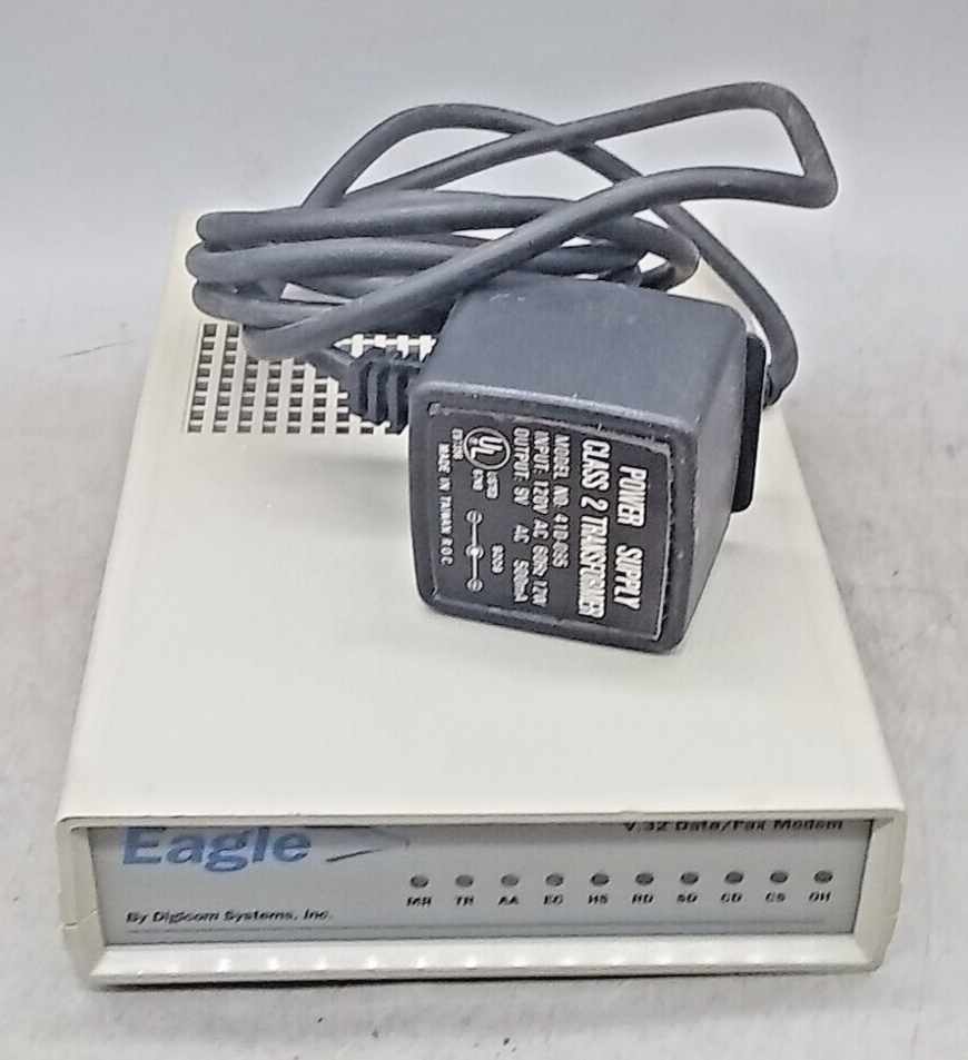 Vintage DIGICOM SYSTEMS INC EAGLE V.32 DATA/FAX MODEM MADE IN THE USA ...