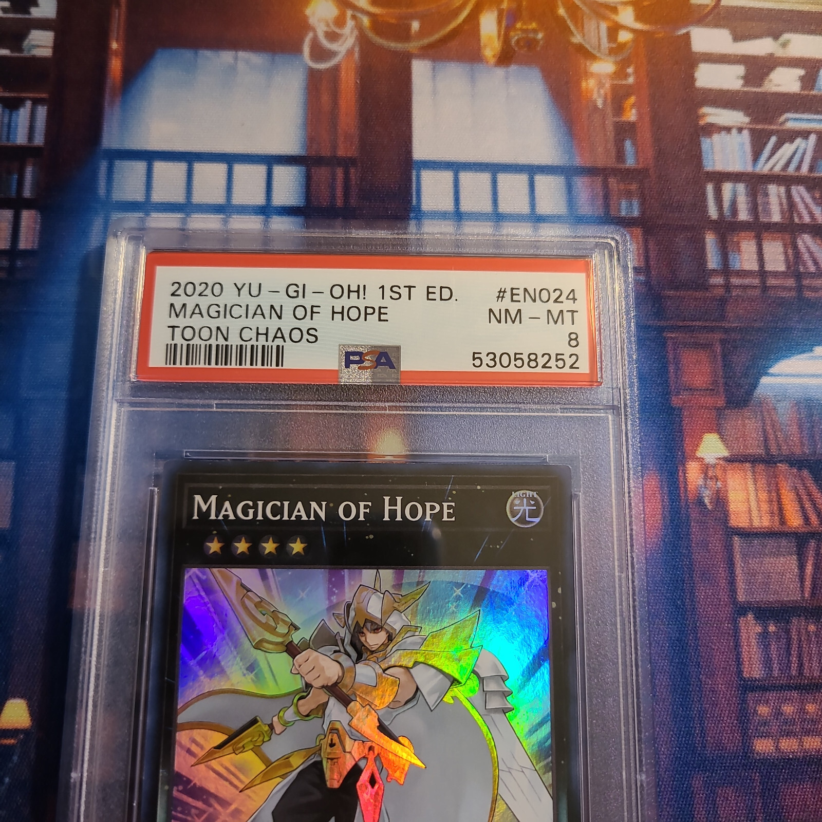 Magician Of Hope PSA 8 1st Edition Yugioh TCG Toon Chaos | eBay
