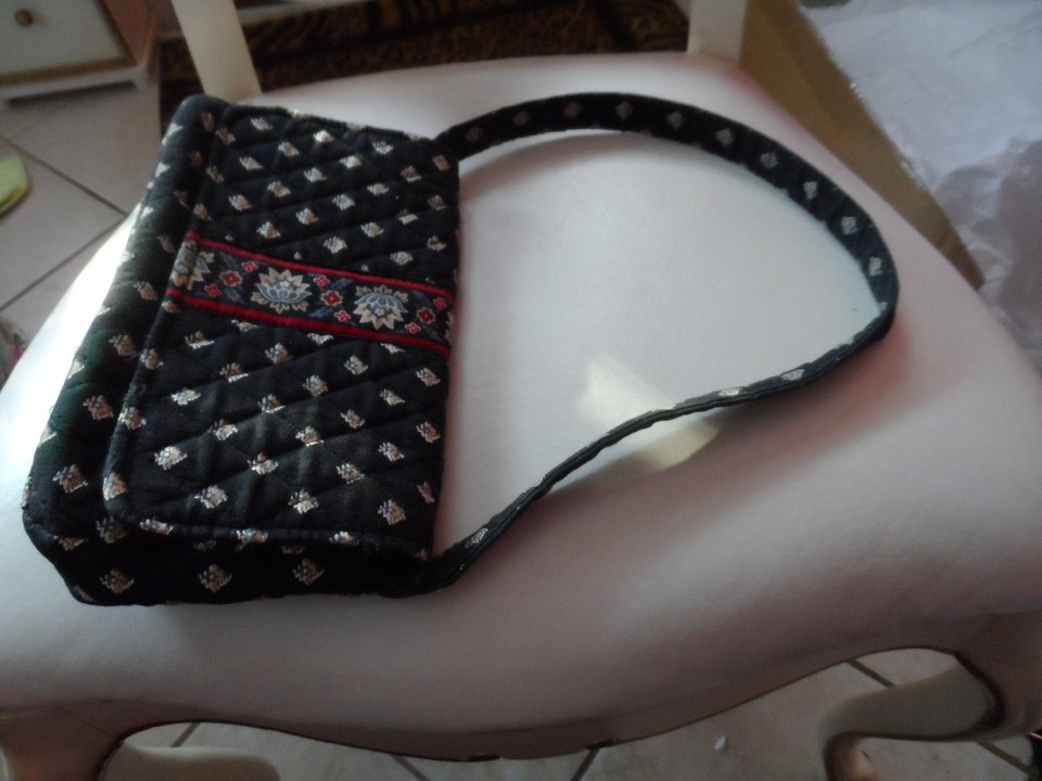 Vera Bradley Jilly bag in retired Classic Black pattern | eBay