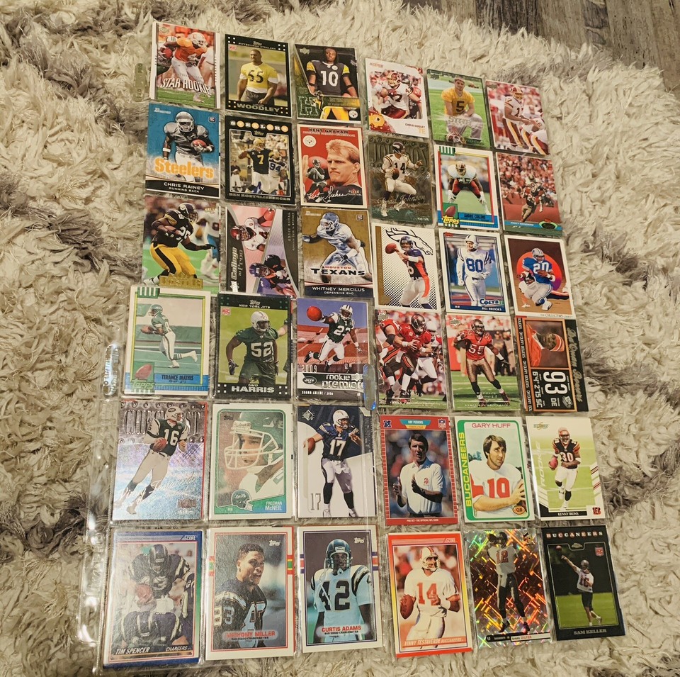 LOT 420+ Topps Rookie NFL FOOTBALL Team Trading Collectible CARDS & 20 ...