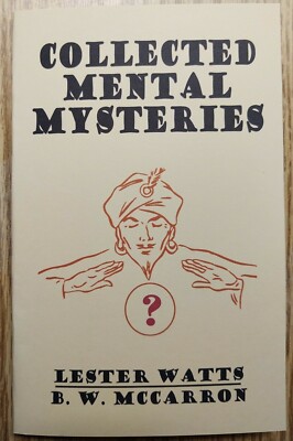 Collected Mental Mysteries (Lester Watts & B. W. McCarron) | eBay