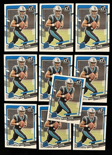 10 Card Lot 2023 Donruss Football Rated Rookie Card Bryce Young Rookie ...