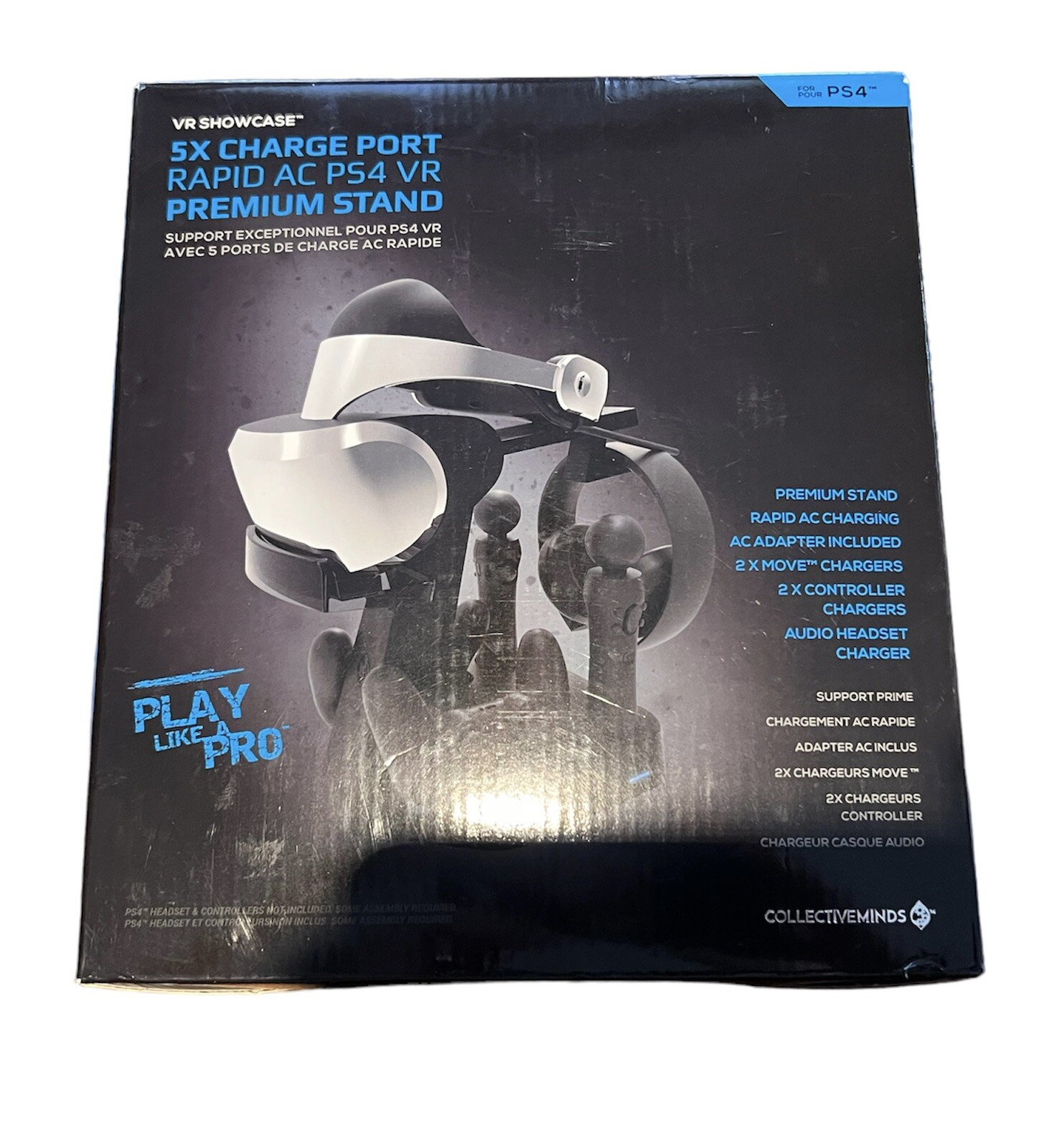 Collective Minds PSVR Showcase Rapid AC PS4 VR Charge And Display Stand ...