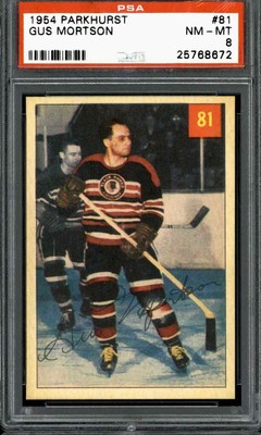 1954 Parkhurst #81 Gus Mortson - PSA 8 | eBay