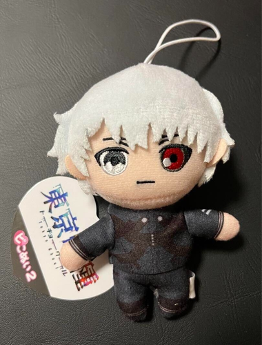 Tokyo Ghoul Ken Kaneki Pikonui Mini Plush Toy Doll Mascot 10cm type b ...