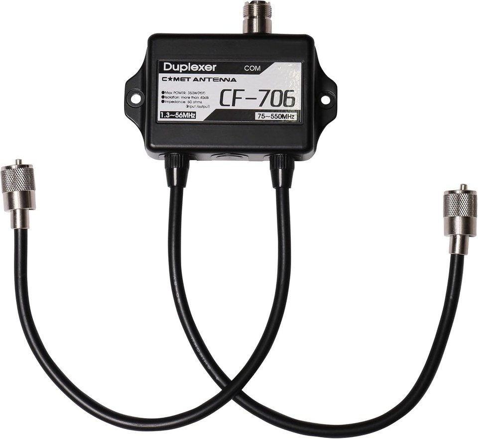 Versatile Duplexer for Dual Antenna Outputs - Perfect for HF/VHF/UHF ...