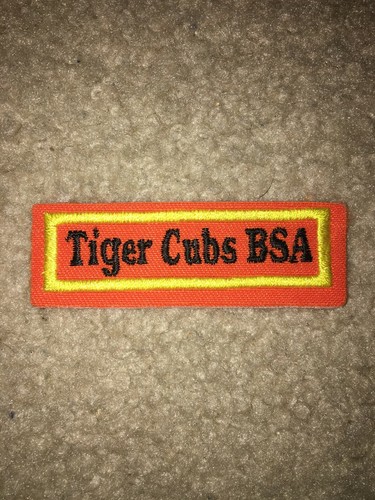 Boy Scout BSA Cub Scouting Tiger Cubs Official Uniform Strip Cut Edge ...