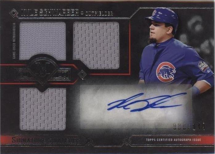 2017 Topps Museum Collection - Signature Swatches Single Player Triple ...