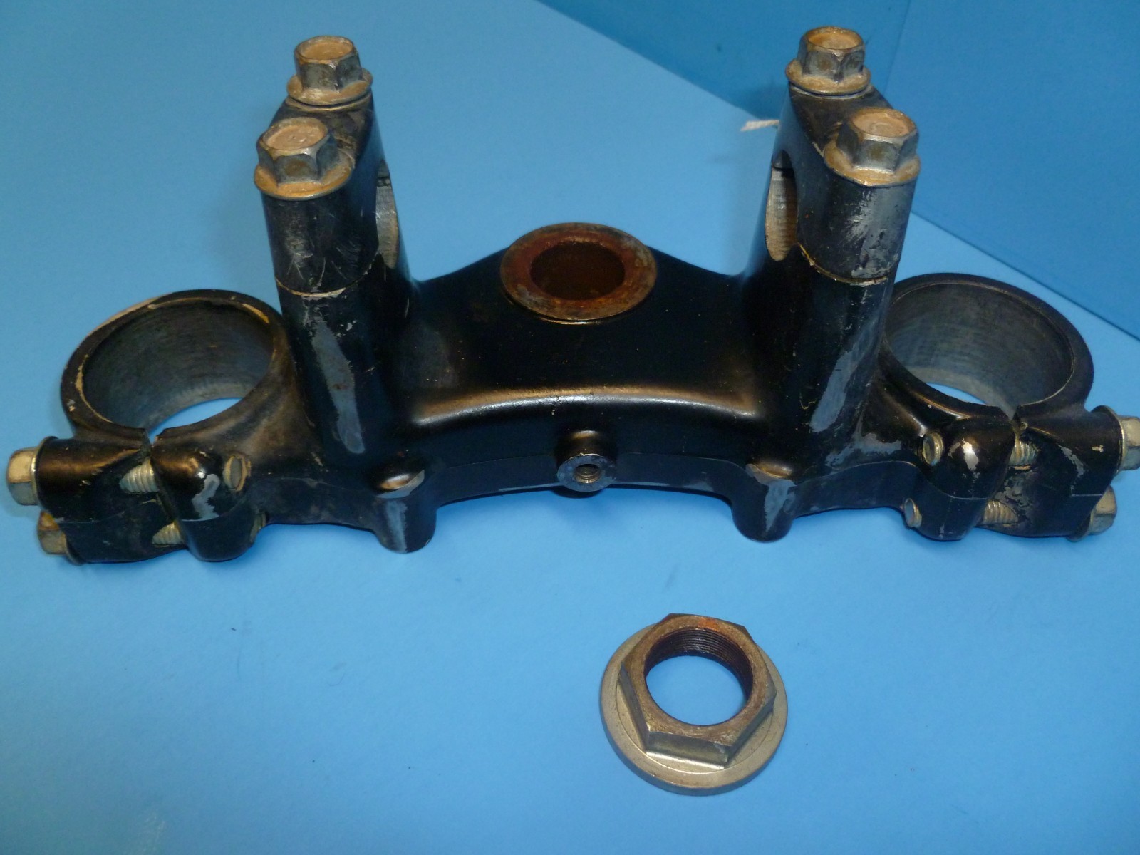 Yamaha 1986 YZ125/YZ250 Triple Clamp #39W-23435-01-98, #1LX-23340-L0-00 ...