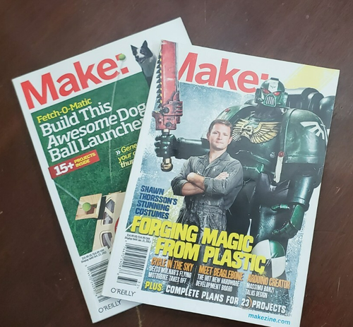 Lot of Two Make Magazines Issues 31 & 32 from July 2012 and October ...