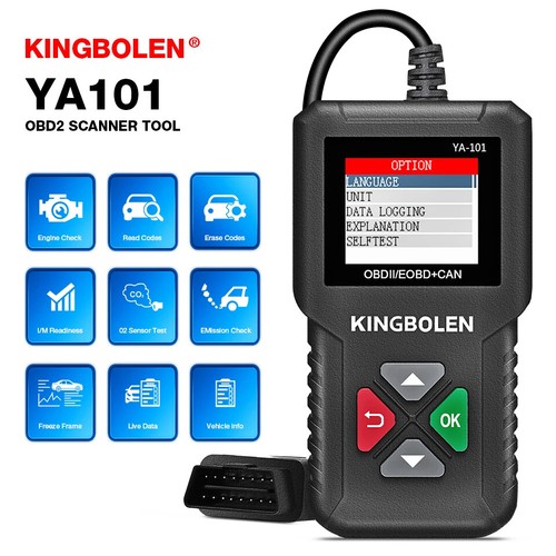 Car OBD2 Scanner YA-101 Auto Code Reader for Check Engine Light ...