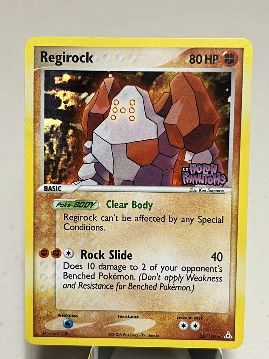 Regirock Ex Card