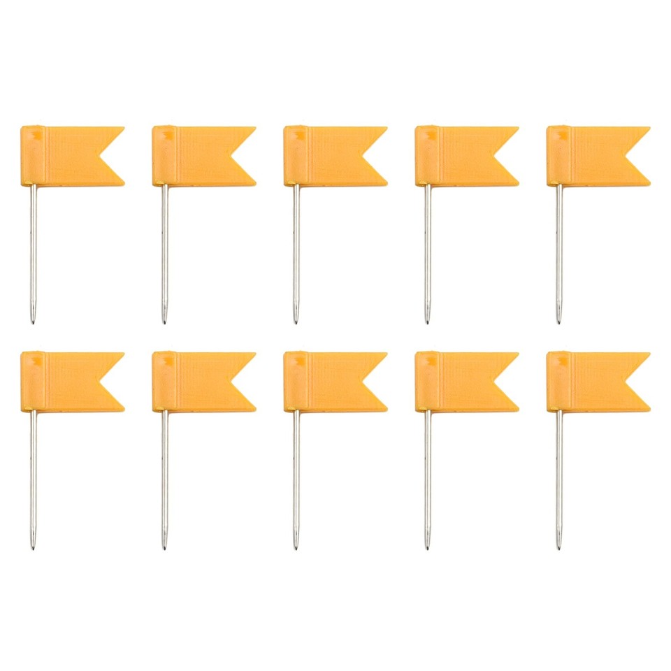 Colorful Flag Tacks Push Pins High-quality Materials Multi-purpose Easy ...