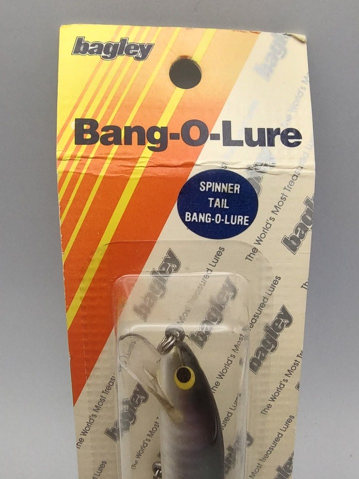 VINTAGE BAGLEY'S BANG O LURE #4 TOP WATER FISHING LURE Spin Tail | eBay
