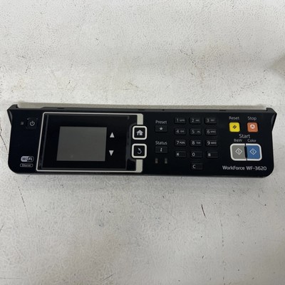 Epson WF-3620 Work Force Used Printer Parts Control Panel | eBay