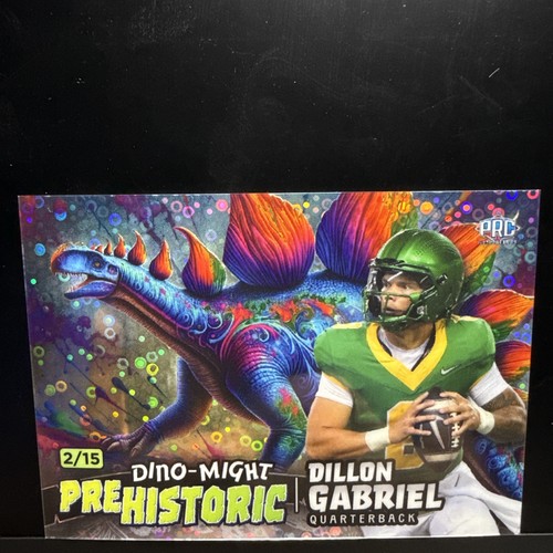 2024 Wild Card Prehistoric Dino-Might Dillon Gabriel Stegosaurus Disco ...