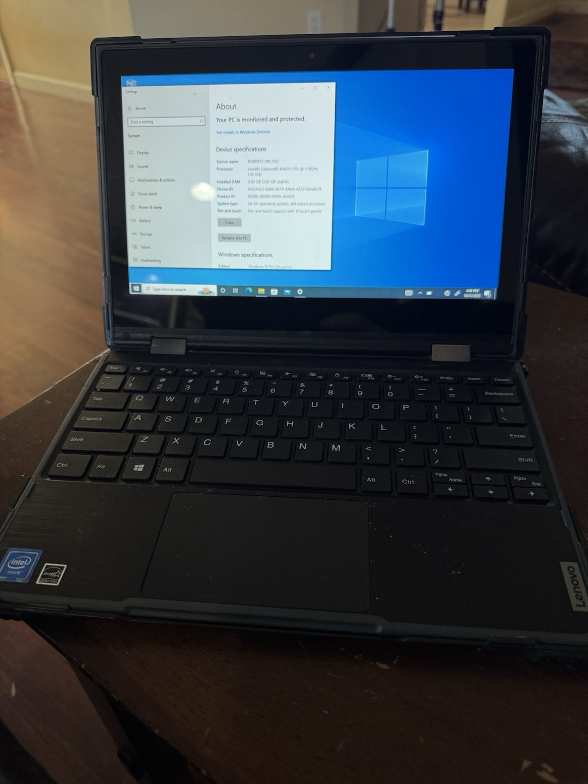 Lenovo 300e 2nd Gen 81M9 Celeron 1.1Ghz 4GB RAM 64GB SSD Touchscreen ...