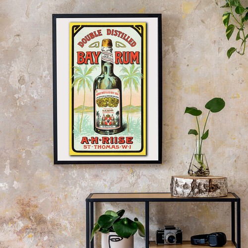 Vintage Bay Rum AH Rise Poster Print - Poster Wall Art Print - Free ...