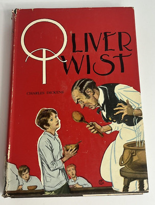 Vintage Oliver Twist By Charles Dickens Art-Type 1940s Hardcover Dust ...