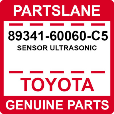 89341-60060-C5 Toyota OEM Genuine SENSOR ULTRASONIC | eBay