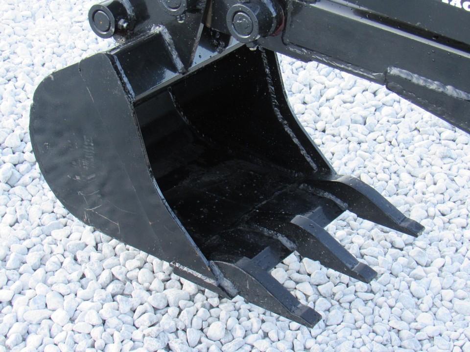 Hydraulic Backhoe Attachment with 12" Bucket Fits Toro Dingo Mini Skid ...