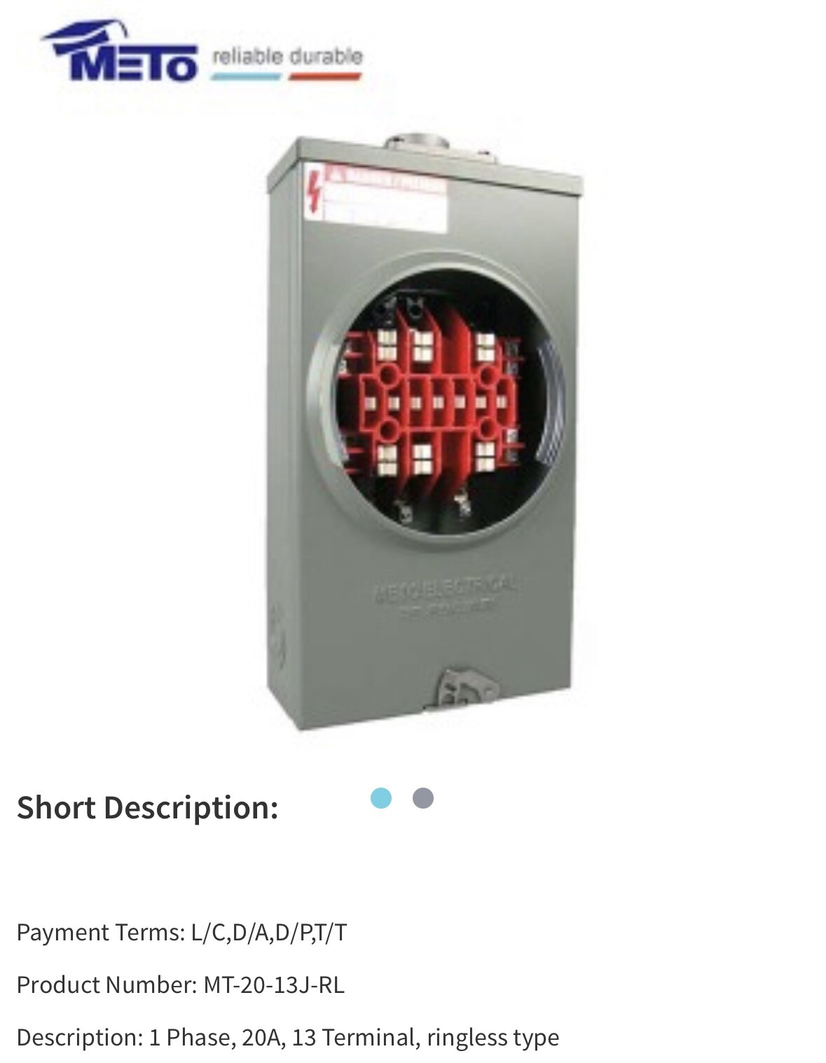 Six Pack Of 13 Jaw Meter Sockets 3 Phase 4 Wire Transformer Rated | eBay