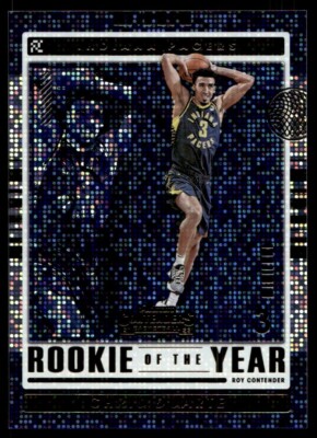 2021-22 Panini Contenders ROY Chris Duarte Rookie G40 Indiana Pacers ...