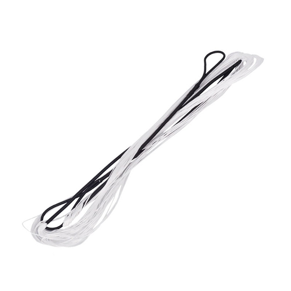12 Strands Fast String Recurve Bowstring Archery Equipment Black/White ...