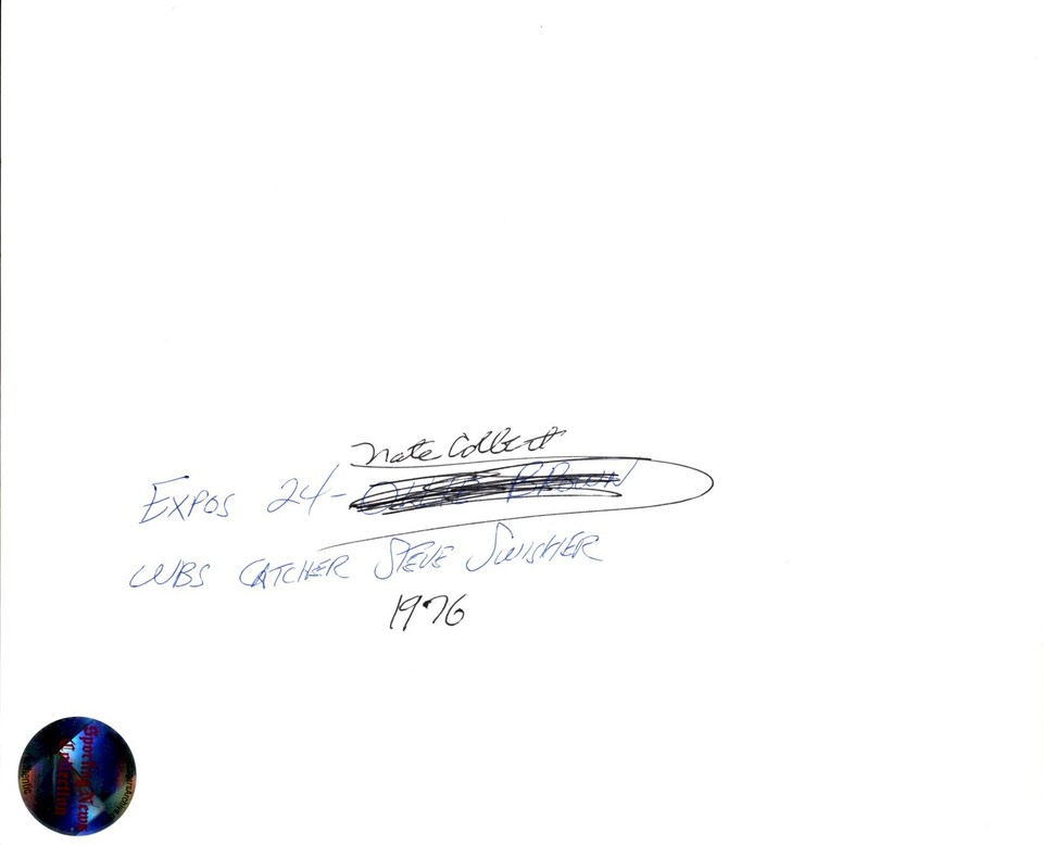 LG979 1976 Original Photo NATE COLBERT MONTREAL EXPOS CHICAGO CUBS ...