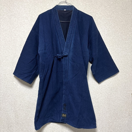 Japanese Bushu Indigo Dyed Cotton Kendo Gi Jacket 武州 Dark Blue Made In ...