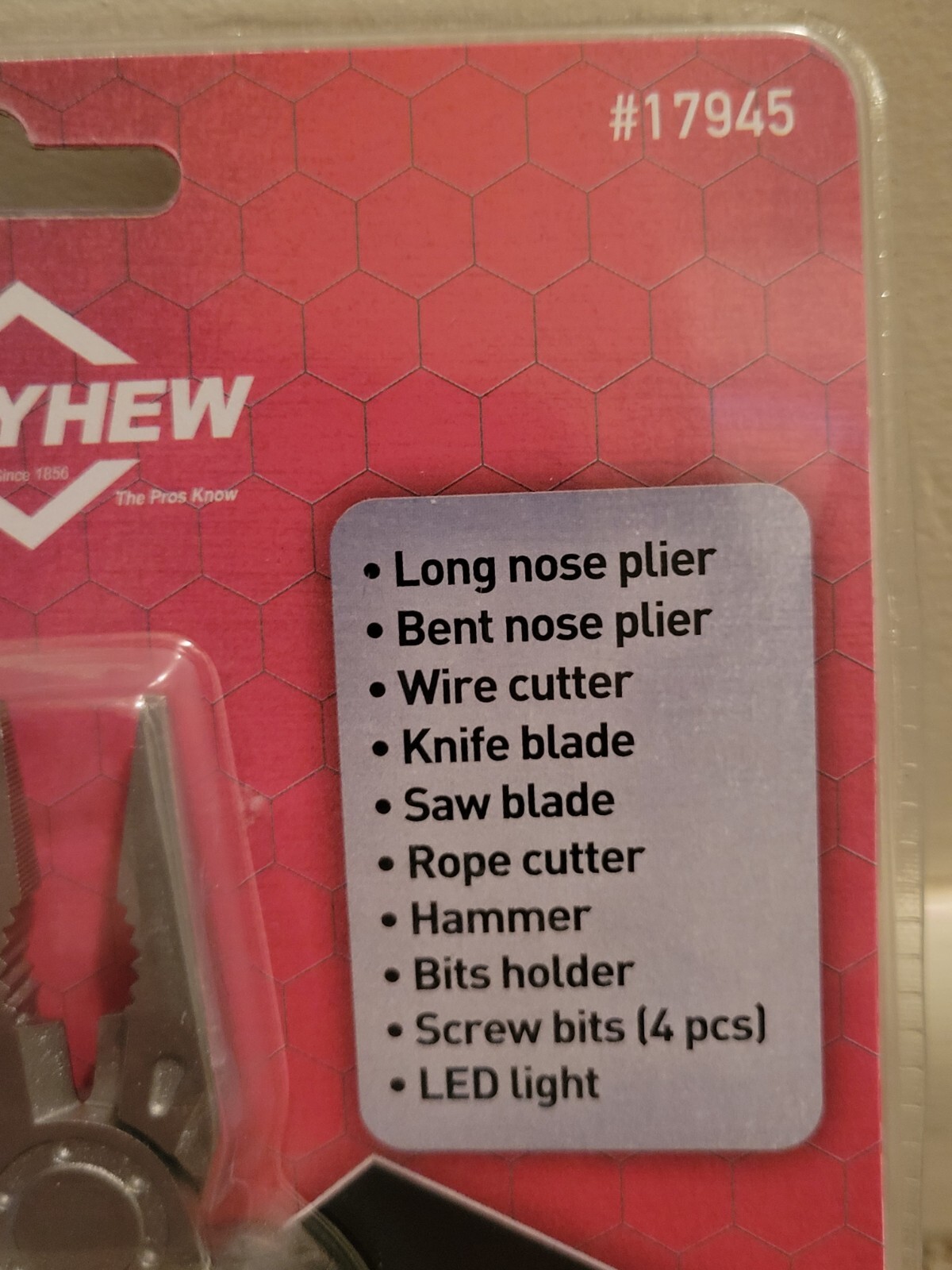 Mayhew (Steel Products Inc) tools 13-in-1 rechargeable LED multi tool w ...