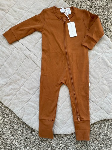 Jamie Kay Cotton Full Zip One Piece Pajama Organic Size 1Y | eBay