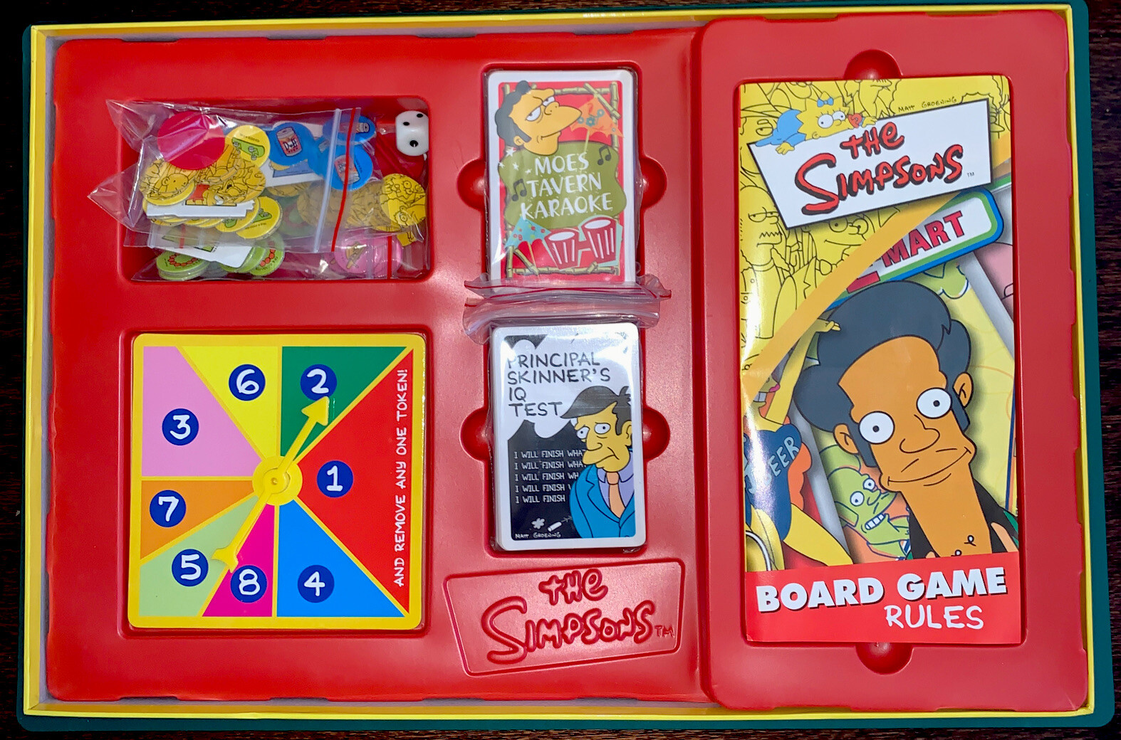 Vintage (2000) The Simpsons Board Game Springfield %100 Complete ...