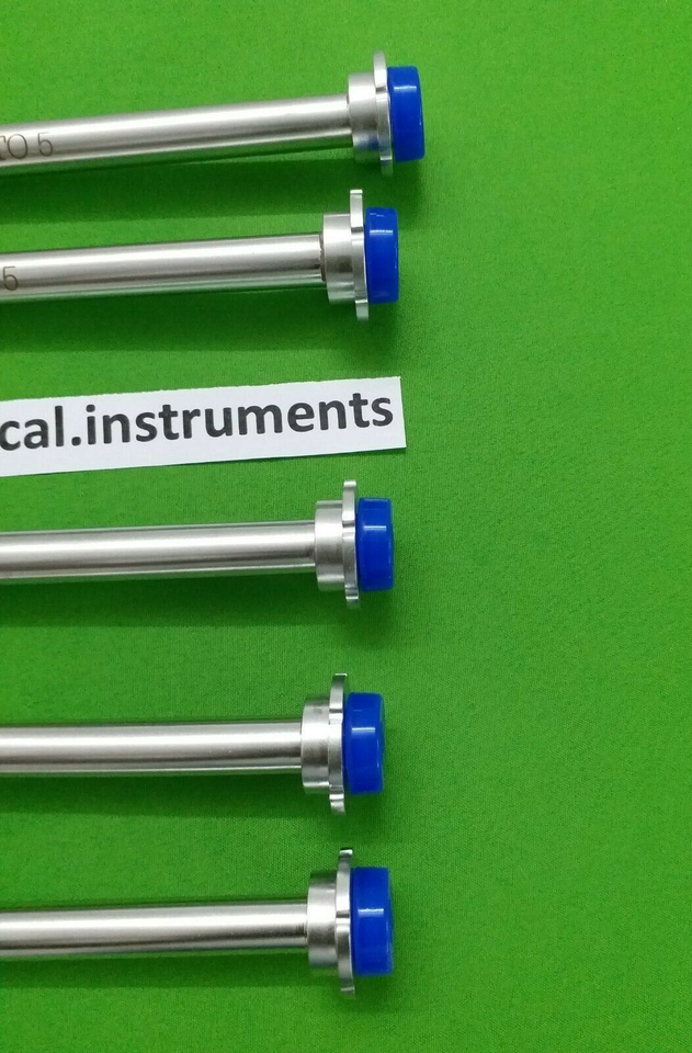 5pc Laparoscopic Metal Reducer 10 to 5mm Endoscopy Reusable Surgical ...