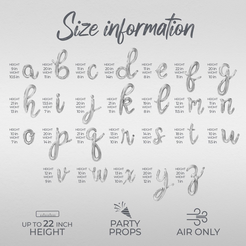 EIGHTEEN AF Cursive Letter Balloon Banner - 18th Birthday Party ...