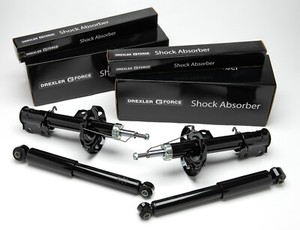 VAUXHALL CORSA C 2000>2006 FRONT AND REAR SUSPENSION SHOCK ABSORBERS X4 ...