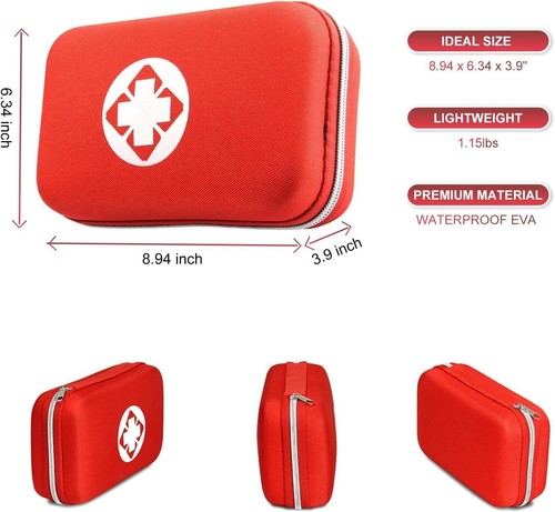 Stocked First Aid Kit All Purpose Emergency Survival Home Car Medical ...
